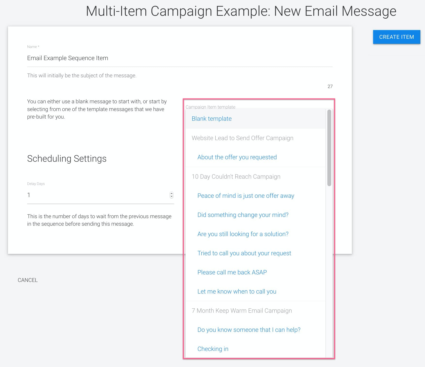 How to Add Campaign Sequence Items - REIkit.com